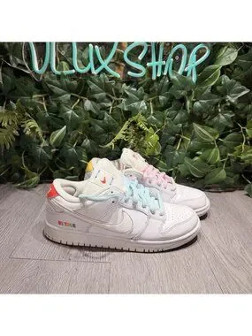 Nike | Shoes | Nike Sb Dunk Low Pro Be True Summit White Rainbow ...